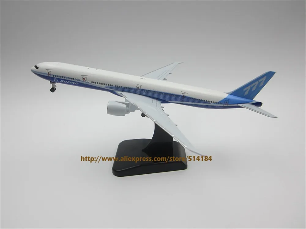 19cm Metal Plane Model Air Prototype B777 300ER Development Aircraft ...