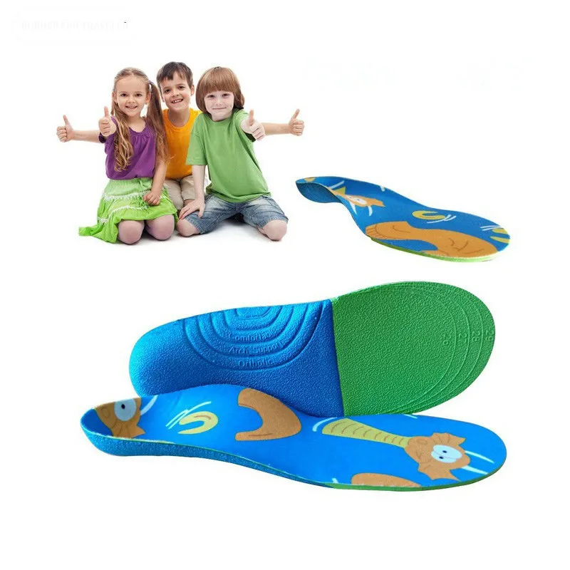 Orthopedic Insoles Comfortable EVA Kids Children insoles Flat Foot Arch ...