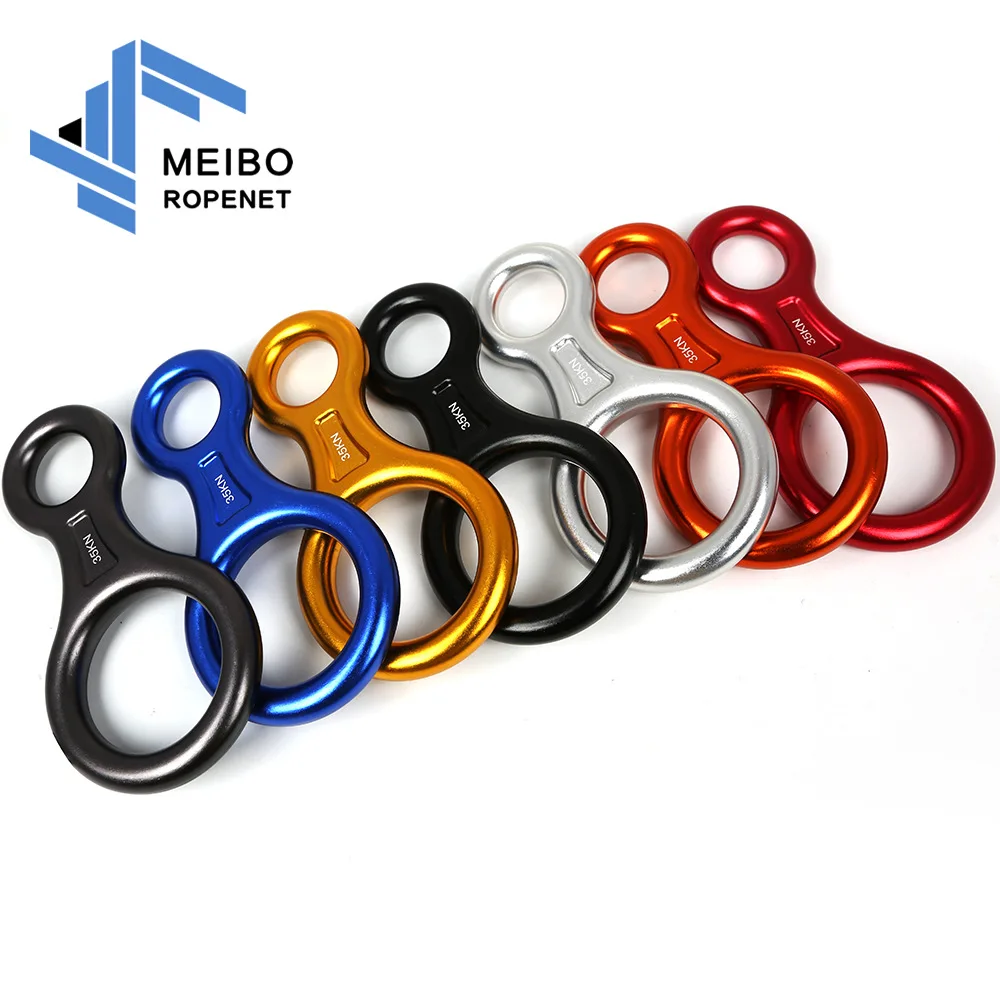 Slow down device Safety 35KN Aluminum Figure 8 Descender for Rock ...