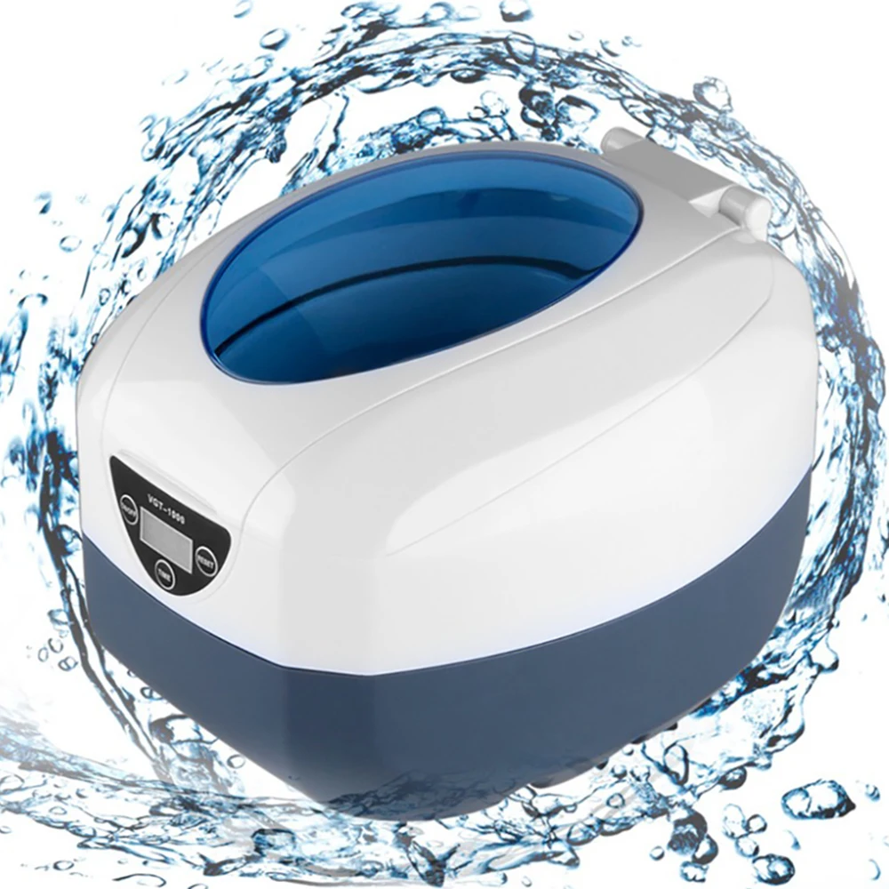 GTSONIC 750ml Ultrasonic Cleaner Bath Timer Jewelry Brush Glasses ...