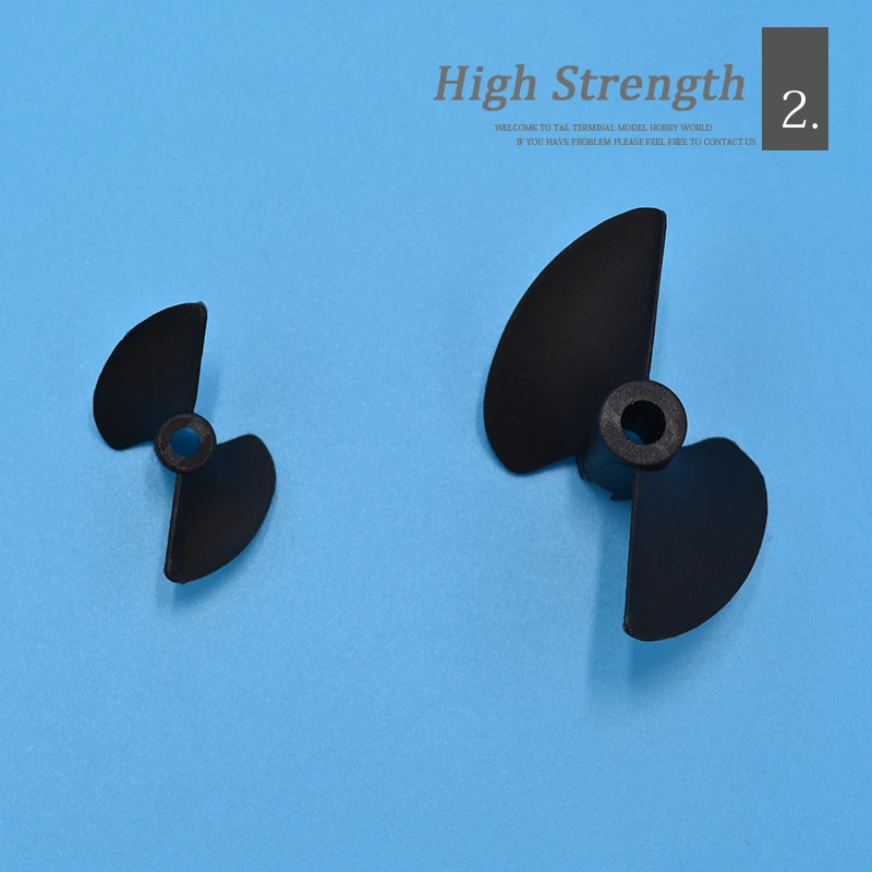 Радиоуправляемая лодка две лопасти весла 2 лезвия нейлон лодка пропеллер высокая прочность винт ...