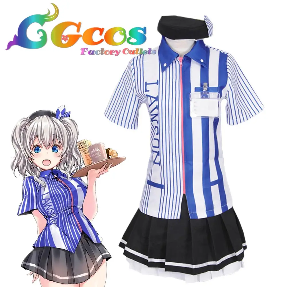 CGCOS Free Shipping Cosplay Costume Cos Kantai Collection Lawson ...