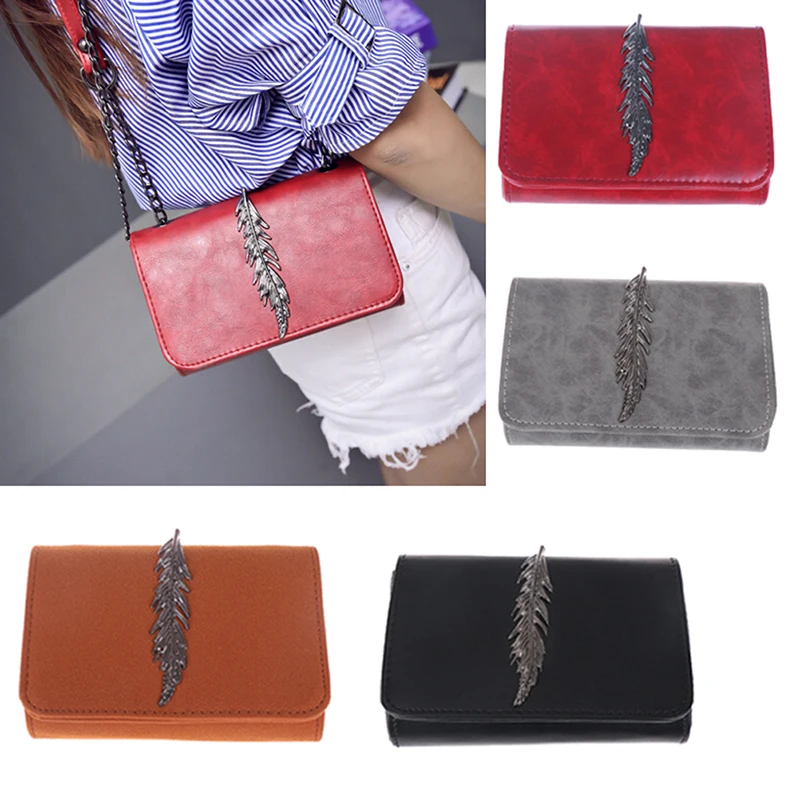 New Arrival Autumn Mini Leaves Decorated Bag PU Leather Small Women ...