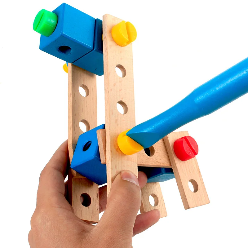 Amazing Screw Nut Combination Toys Wooden Assemble Toy Puzzle ...