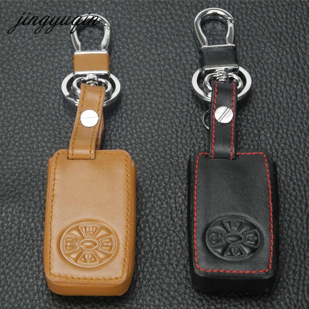 jingyuqin-4BTN-Leather-Car-Key-Cover-For-Toyota-Premio-Avalon-Camry ...