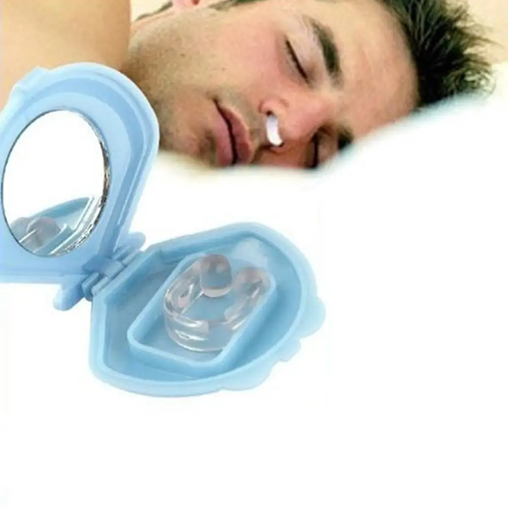 Mini Anti Snoring Snore Ceasing Stopper Nose Clip Health Sleeping Aid ...