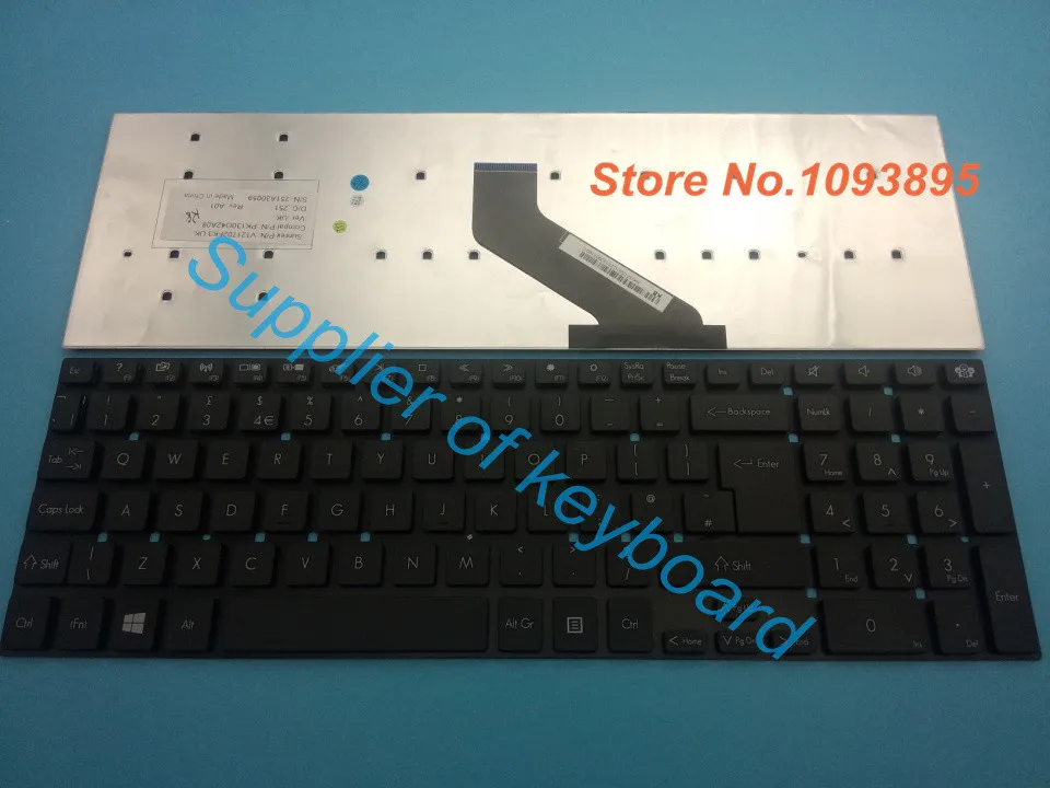 Free Shipping New UK(GB) keyboard For Packard bell easynote p5ws0 p5ws5 ...