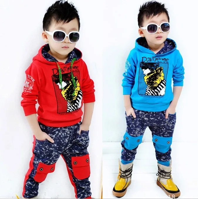 2013 children's clothing autumn child set baby sportswear male child ...