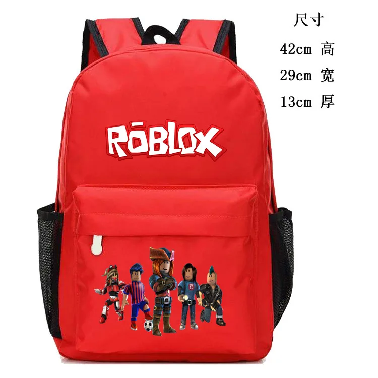 Roblox Backpacks Kids School Bag Hot Game Cartoon Backpack Children ...