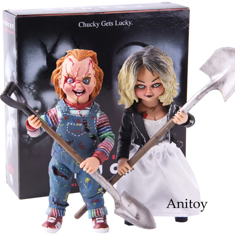 NECA Action Figure Bride Of Chucky Figure Ultimate Tiffany Chucky Gets ...
