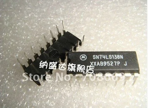 2pcs 74LS138 74LS138N SN74LS138N IC 3 to 8 Line Decoder/Demultiplexer DIP 16|demultiplexer ...