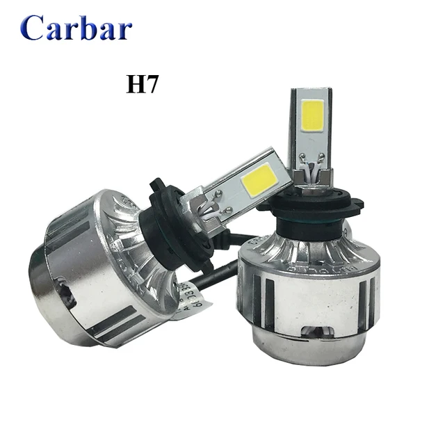 H2 66W 6000LM/set COB LED Headlight Fog Lamp Car LED Headlight Kit ...