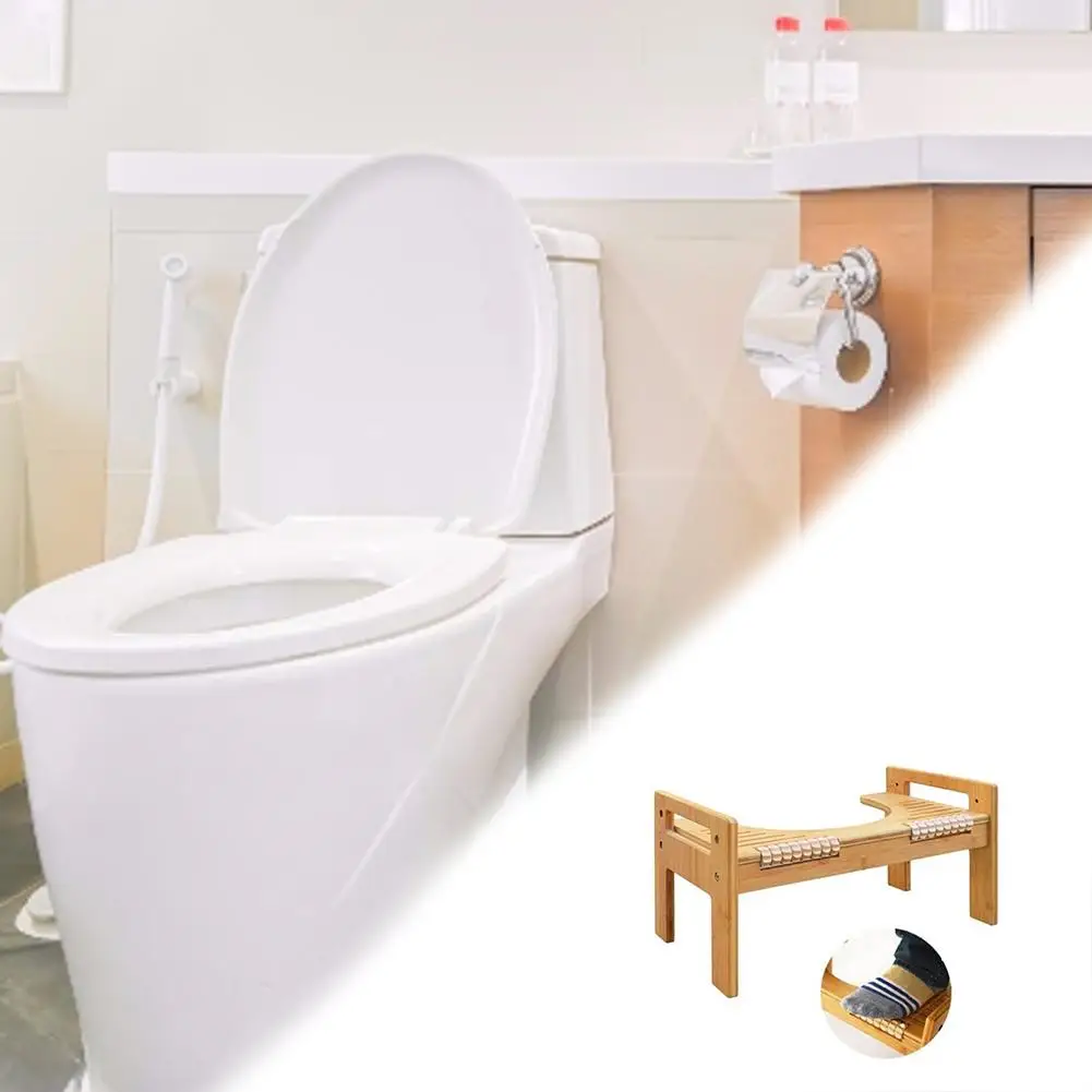 Non-slip Toilet Stool Bench For Commode Aid Squatty Step Foot Stool ...