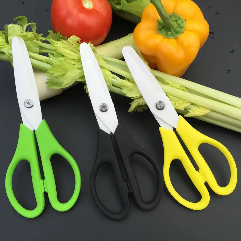 Kitchen knife ceramic scissors food grade shears zirconia material ...
