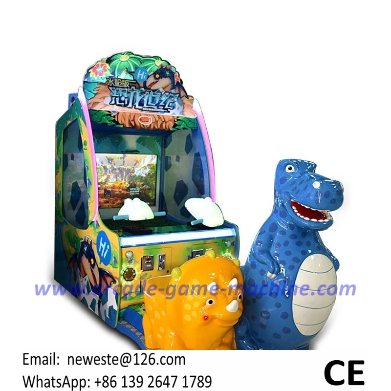 2 Players Dinosaur Amusement Equipment Simulator Gun Shooting Water ...