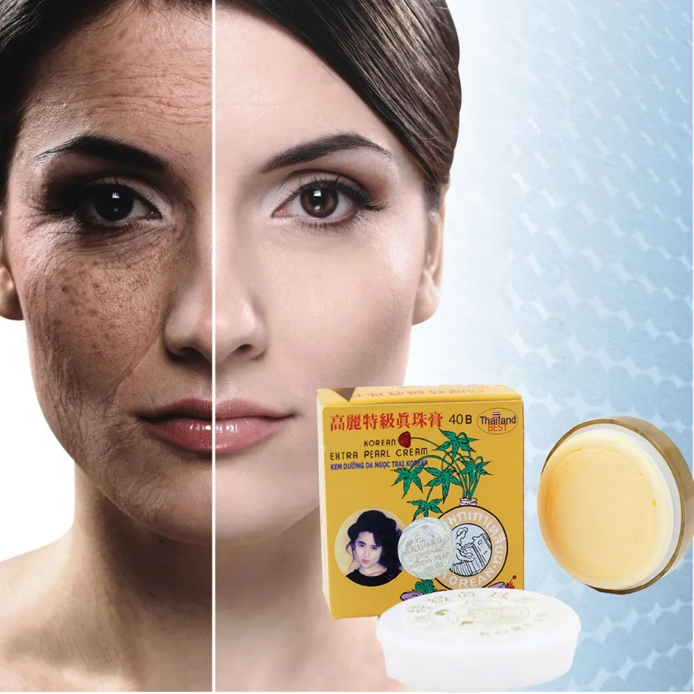 The whitening pale spot pearl cream Remove freckles acne accuse oil ...