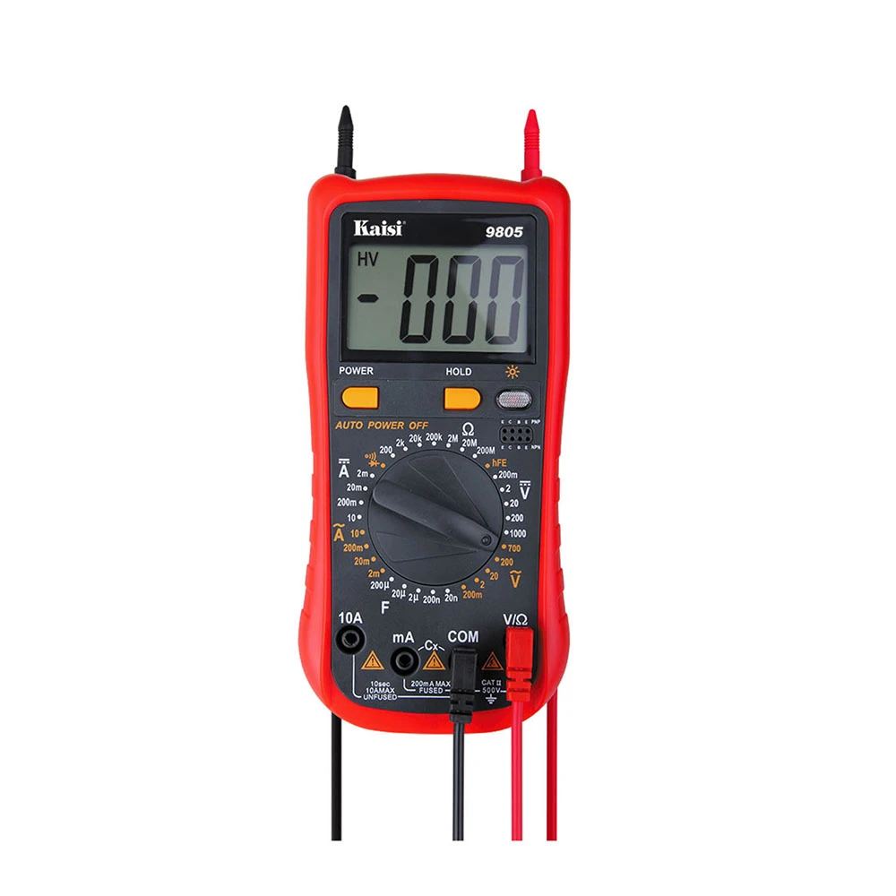 Kaisi 9805 Professional Digital Multimeter Automatic Range Anti Burning ...