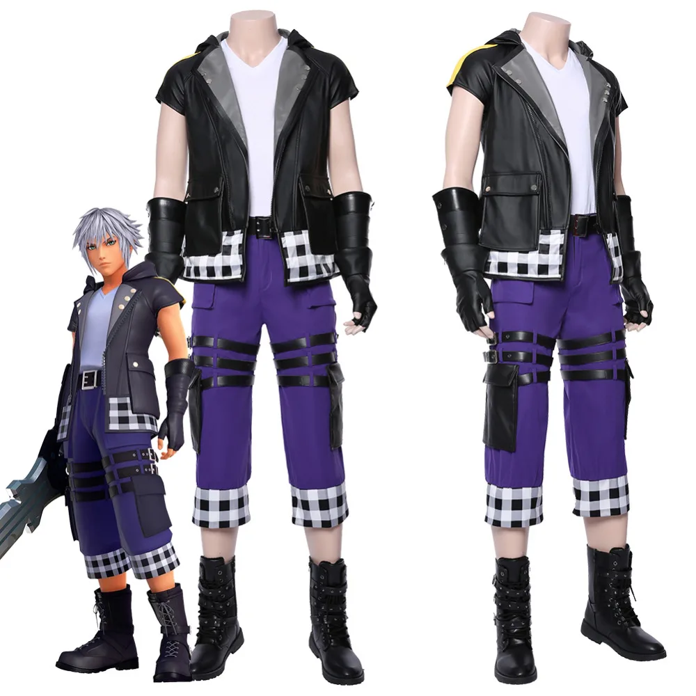 Games Kingdom Hearts III Riku Cosplay Costume For Adult - AllCosplay.com