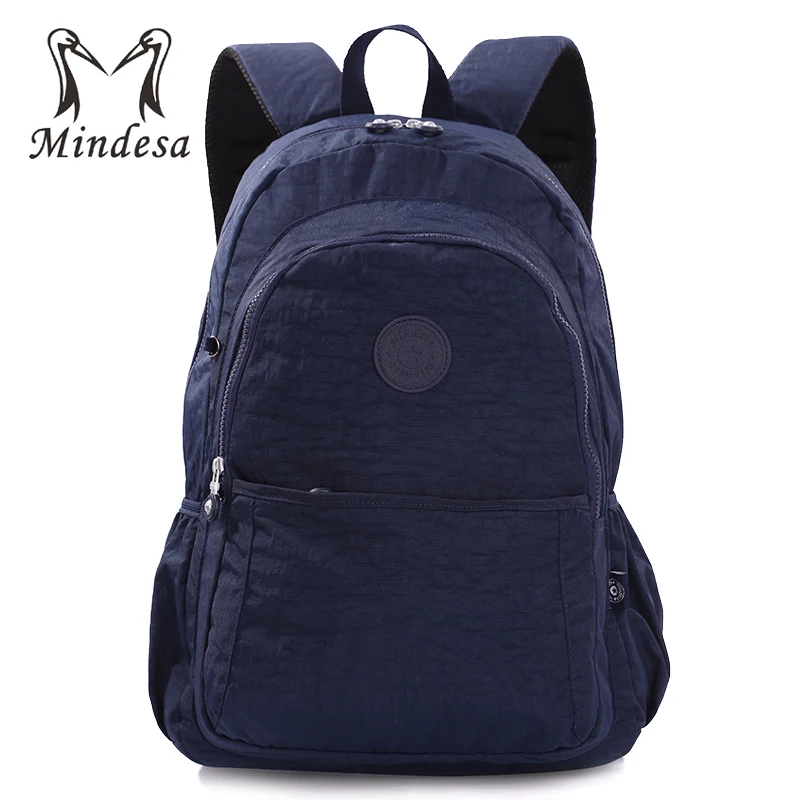 MINDESA Schoolbag Backpack Women Mochila Feminina Nylon Laptop Bagpack ...