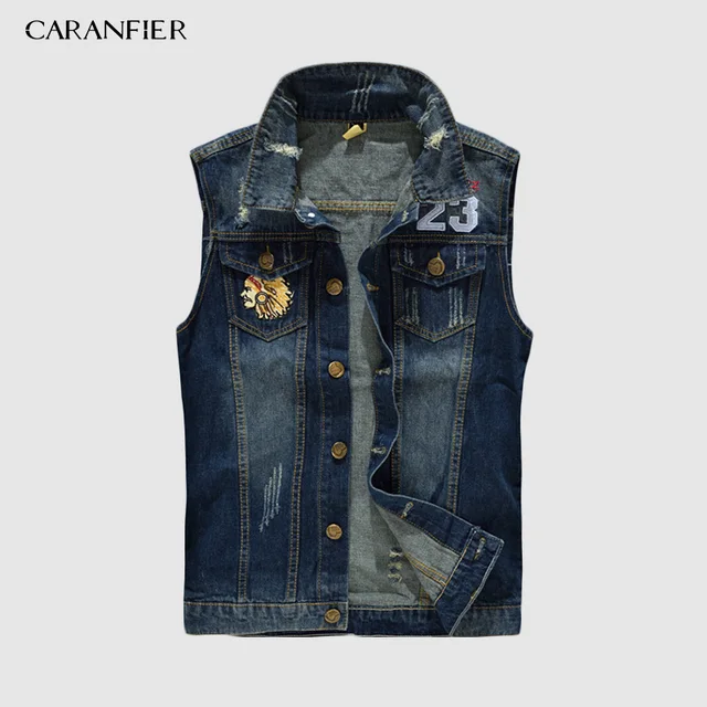 Denim Punk Rock Style Vest - Queerks™