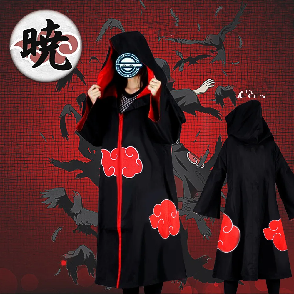 Naruto Robe Cape Akatsuki Cosplay Costumes Orochimaru uchiha madara ...