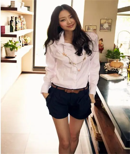 2016 New Arrival Summer New Fashion Korean Women Short Casual Twill
