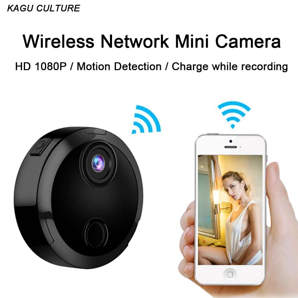 Wifi Mini Camera HD 1080P Micro IP Network Camcorder 12 Infrared Night ...