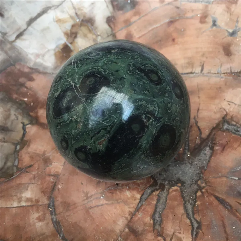 New arrivals Pretty natural peacock eye stone ball Reiki healing ...