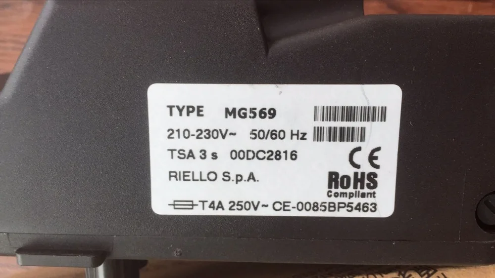 R.B.L MG569 컨트롤 박스 Riello 버너 컨트롤러 용 업그레이드 버전 프로그램 컨트롤러 박스 NO.3001176 (구 ...