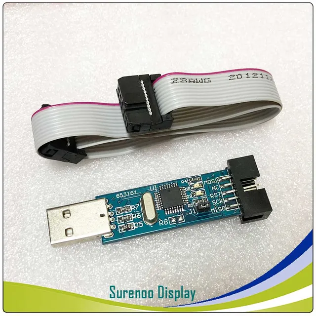 Usbasp Usb Isp 3 3v 5v Avr Programmer Usb Atmega8 Atmega128 New