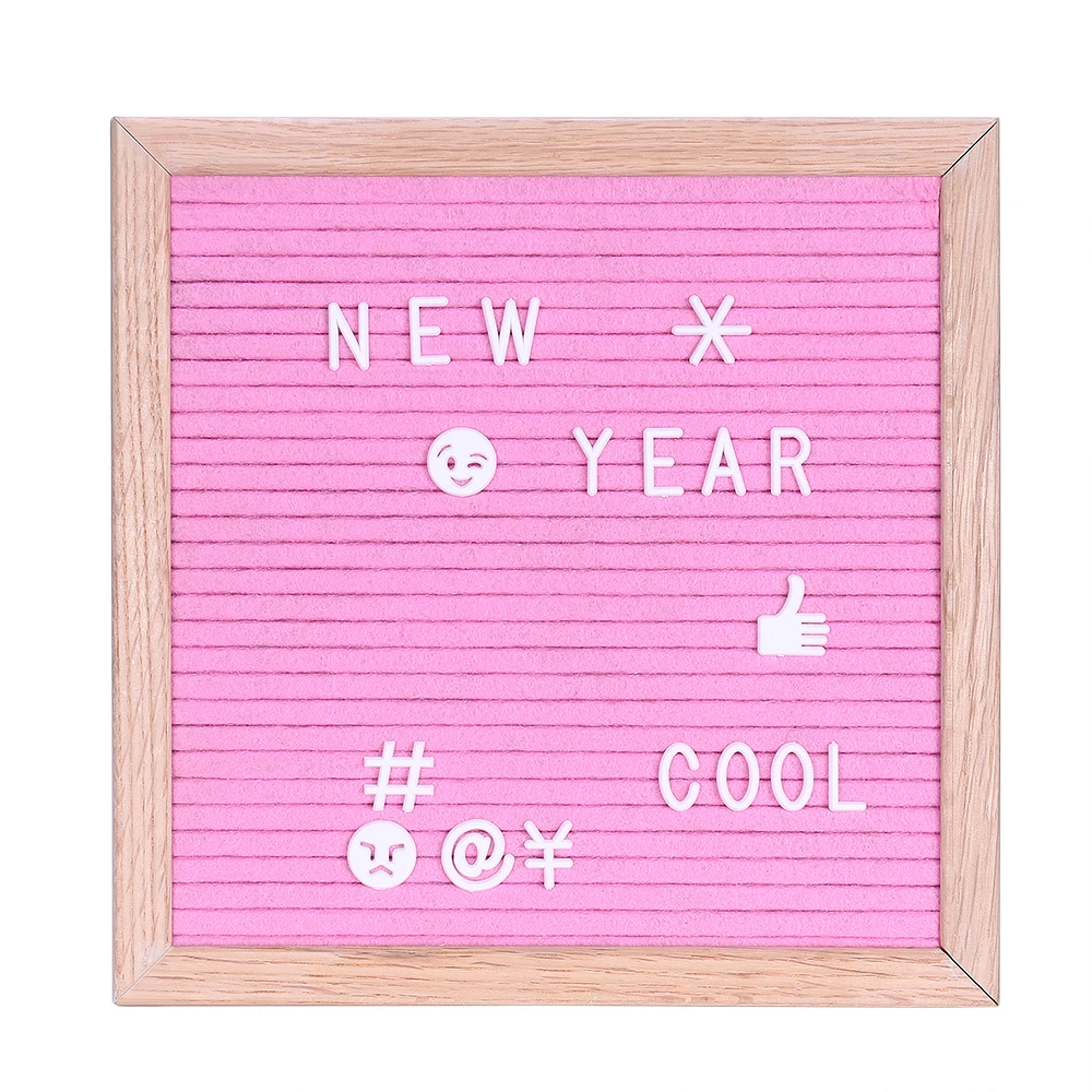 Changeable Felt Letter Board Sign Message Home Office Decor Board with ...