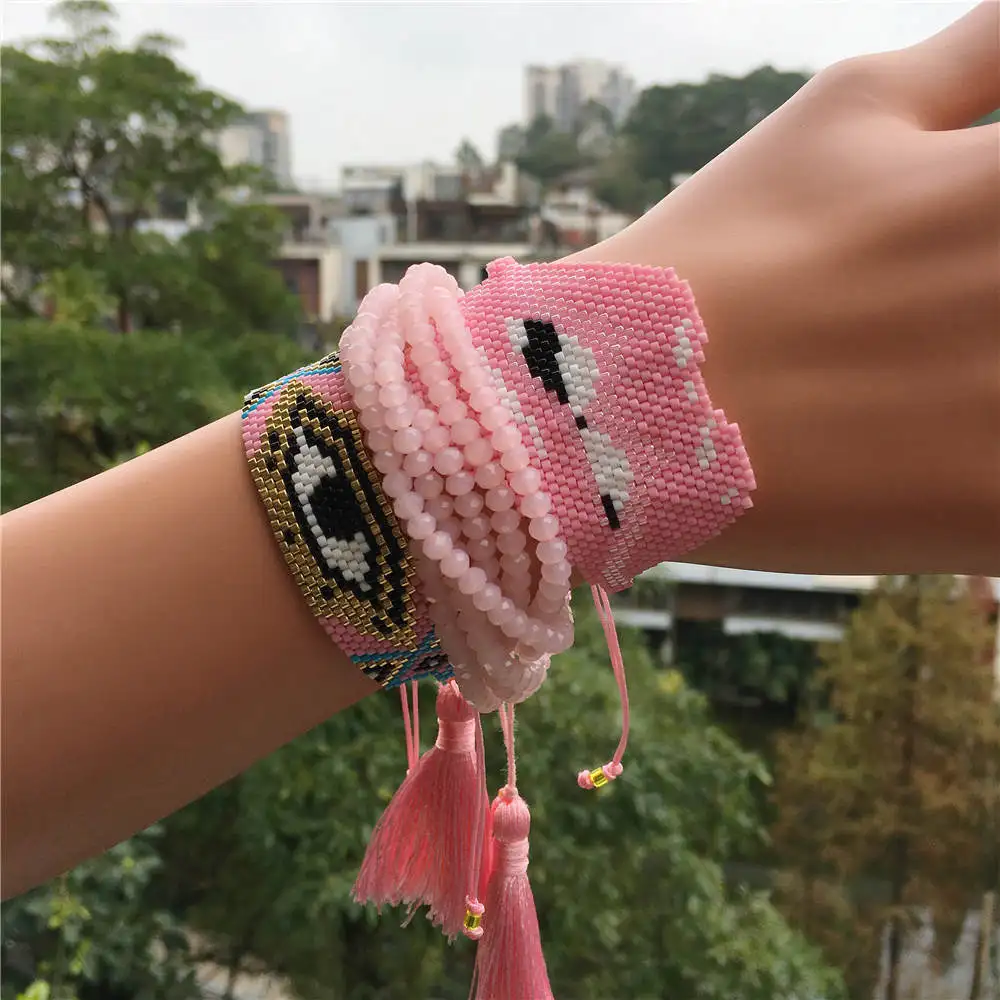 Go2boho MIYUKI сексуальный браслет в форме губ Lucky Турецкий Дурной глаз ювелирные изделия ...