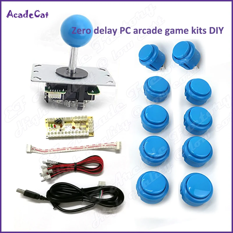 Free shipping 1 Player Zero Delay DIY PC arcade game kits for Mame ...