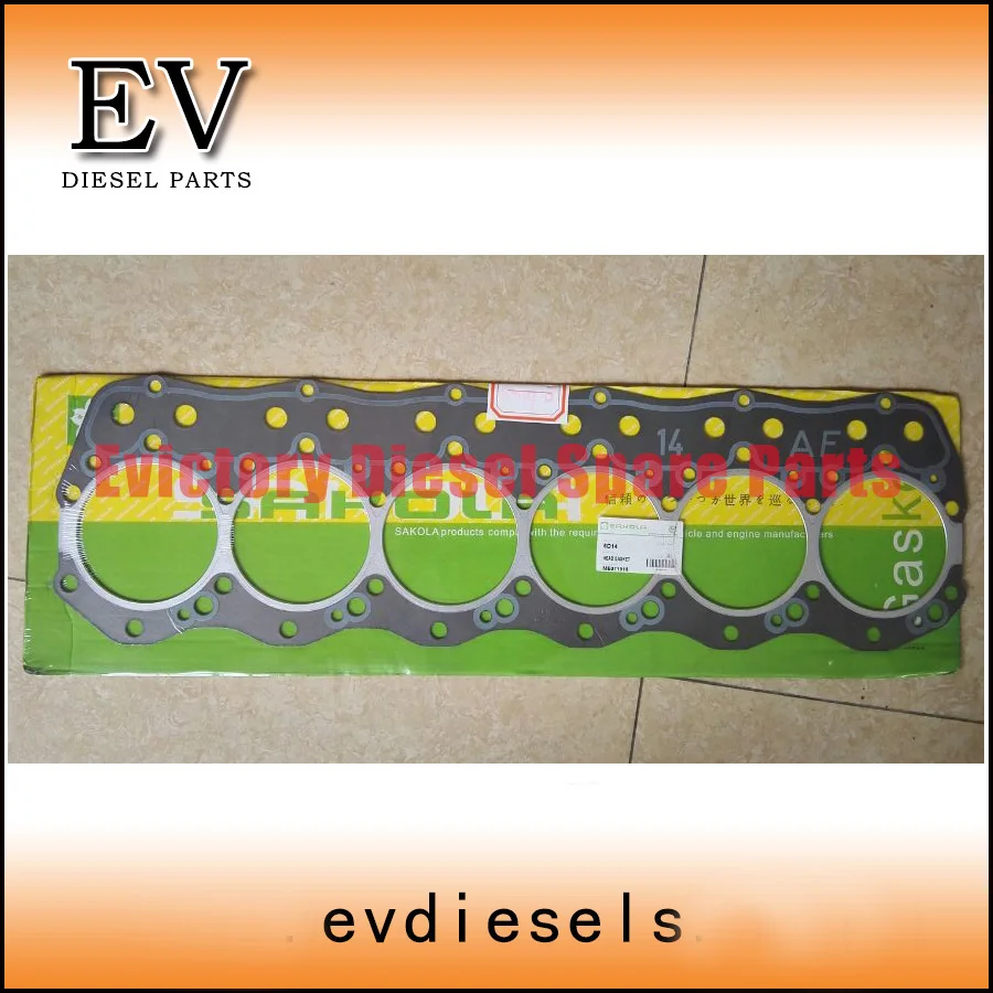 สำหรับรถมิตซูบิชิ6D14 6D14Tปะเก็นฝาสูบ/เครื่องยนต์ปะเก็นด้านบนME071919 ...