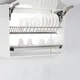 304 stainless steel built-in drain rack hanging in the wall cabinet ...