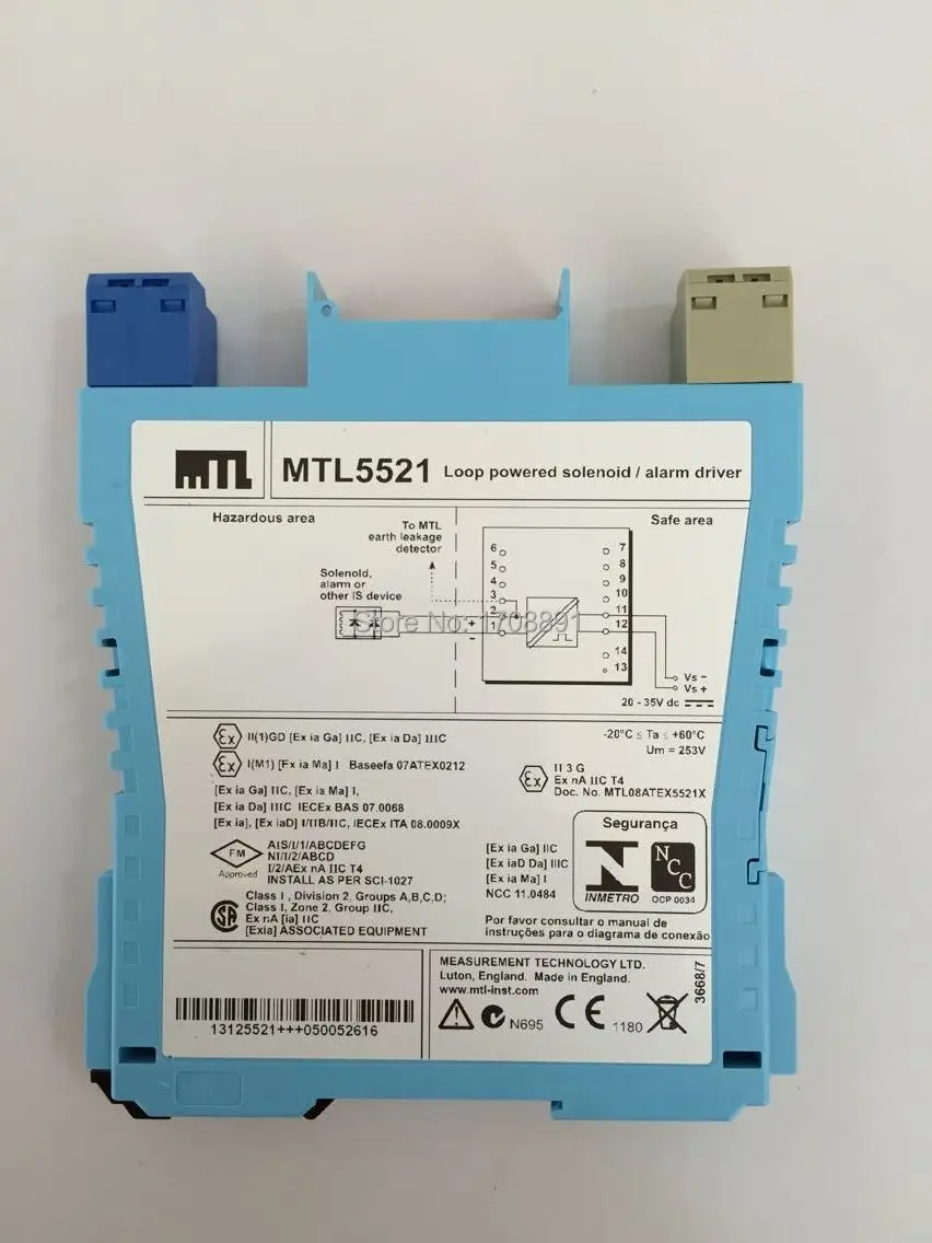 MTL5521 Intrinsically Safe Isolators,Digital Output, Loop powered ...
