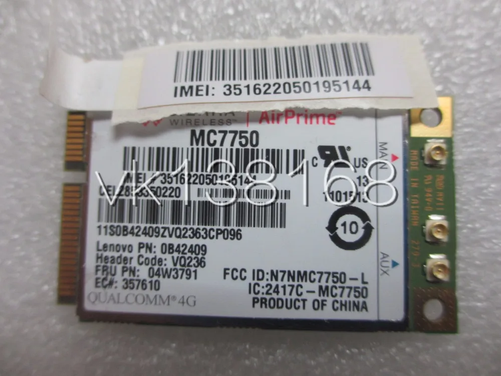 NEW wireless AirPrime MC7750 4G LTE HSPA+ Wwan card mobile broadband ...