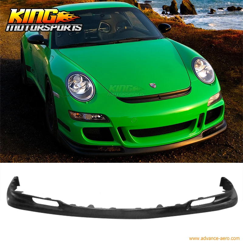 For 2005 2006 2007 2008 Porsche 997 911 GT3 Style Front Bumper Lip ...