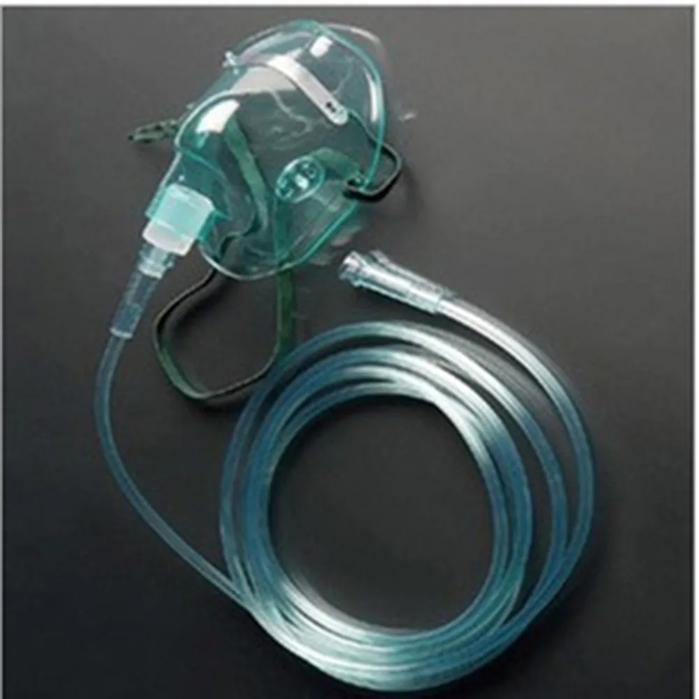 5-PCS-Medical-Plastic-Medium-Concentration-O2-Oxygen-Mask-Tube-Tubing ...