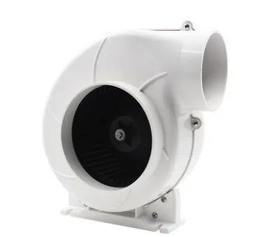 4" snail fan Marine Boat Yacht RV Caravan fan 12V 24V DC inline air ...