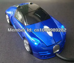 3D USB Optical Wired mouse BUGATTI Veyron Sport Racing Car mouse cord ...