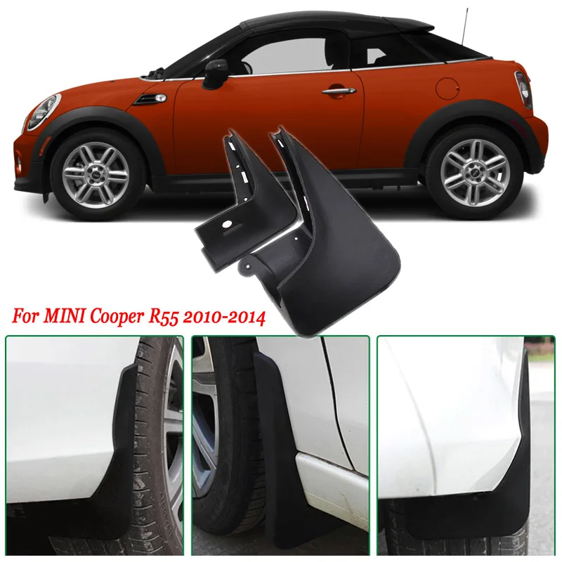 4pcs Premium Heavy Duty Molded Splash Mud Flaps Guards Fenders For Mini ...