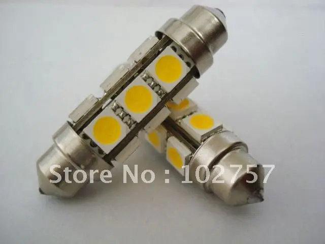 Double sharp , High LED Quality Festoon light 42mm 12smd 5050 3 chip ...