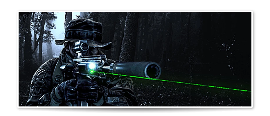 Laserspeed Red / Green Laser Combo Light Tactical Strobe Torch Scout ...