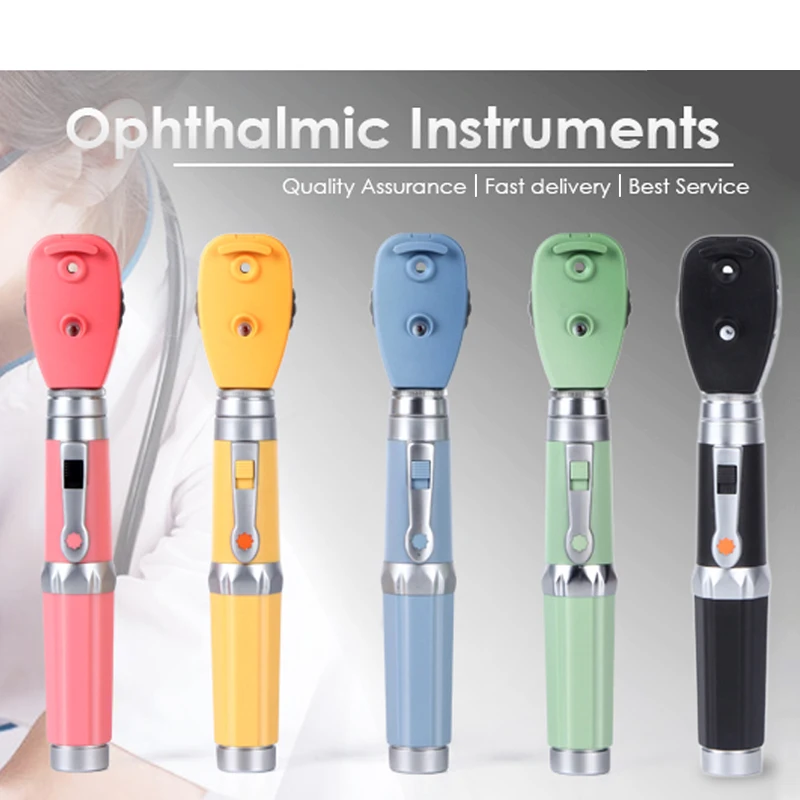 Oftalmoscopio médico profesional, Kit de diagnóstico ocular de 5 ...