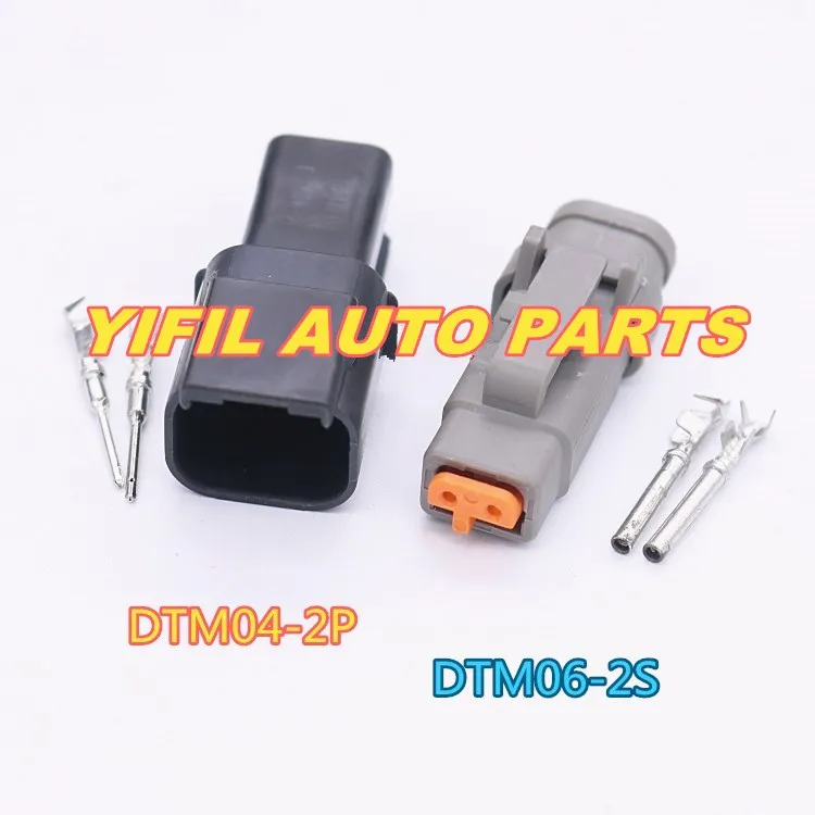 Deutsch Sensor de temperatura del aire, conector eléctrico impermeable, entrada de aire, DTM06 ...
