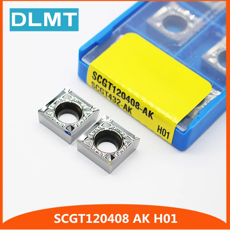 10Pcs SCGT120408 AK H01 SCGT432 Aluminum cutter blade Insert Mill Tool ...