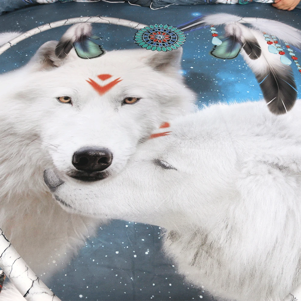 White Wolf With Blue Eyes Gif