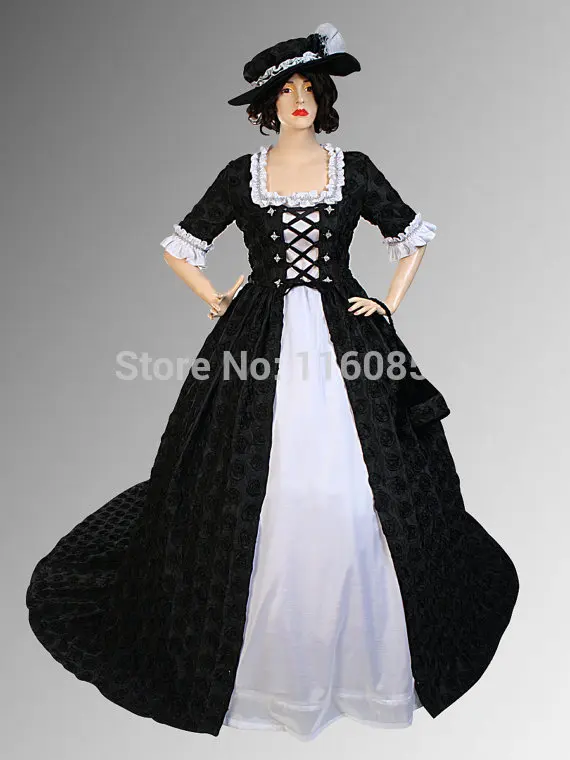 Medieval Italian Renaissance Countess Dress Handmade Embroidered ...