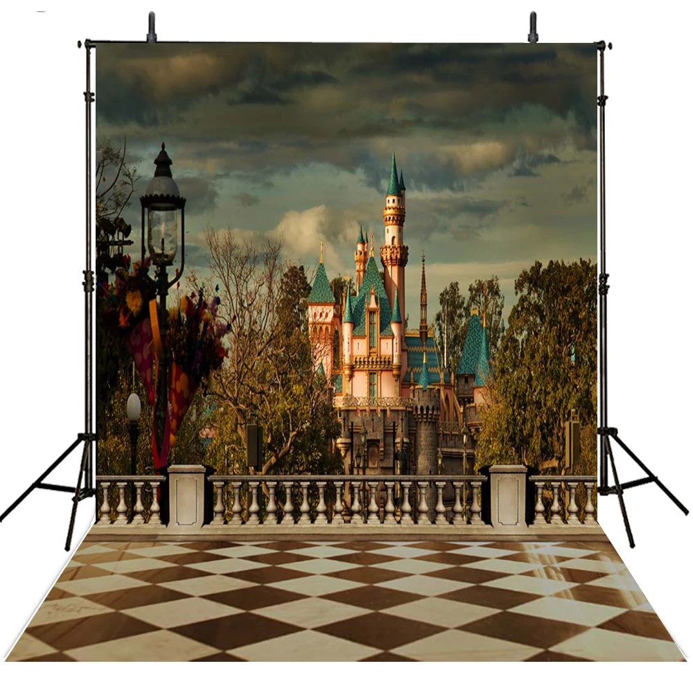 Castle Photography Backdrops Architecture Vinyl Backdrop For